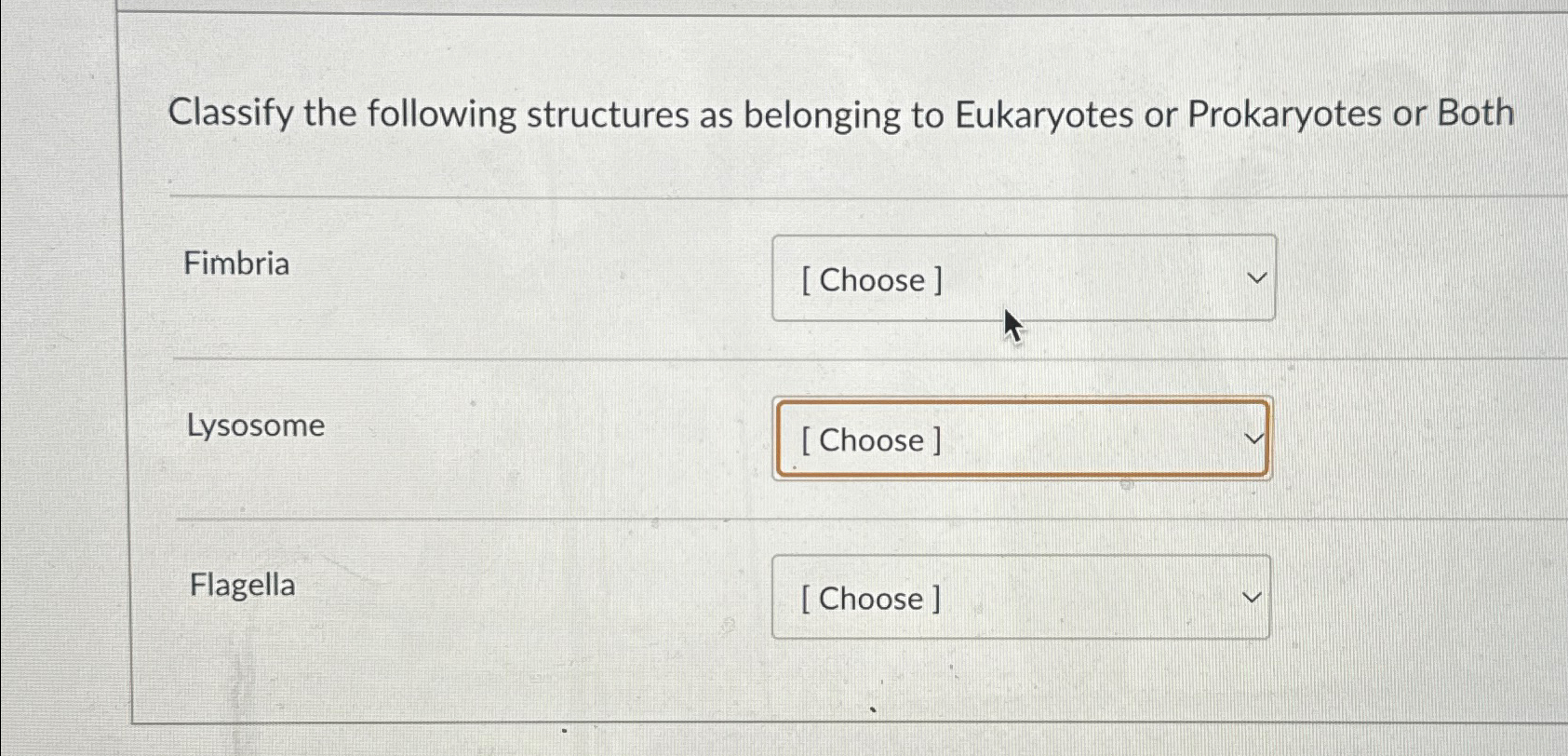 Solved Classify the following structures as belonging to | Chegg.com