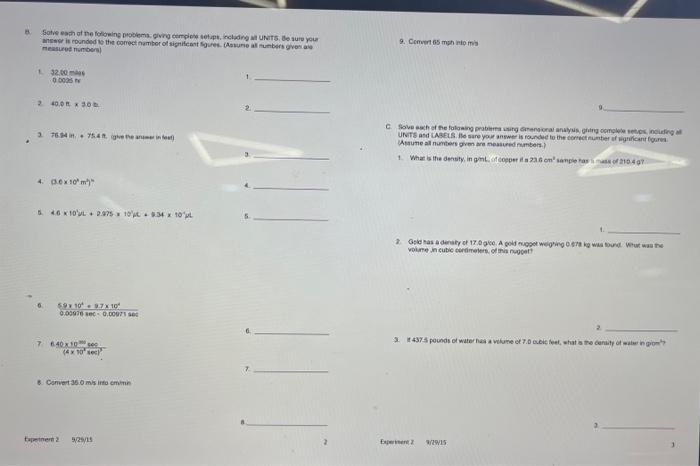 9. Comvent 65 min into invy imeasures nimberal 1. 0 | Chegg.com