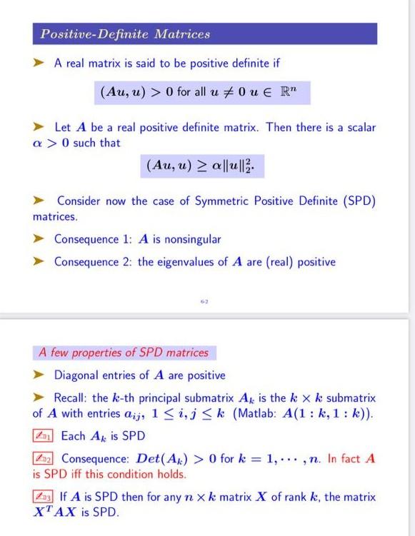 Solved Exercise 3 A21] Let A e Rnxn be partitioned as A= A21 | Chegg.com