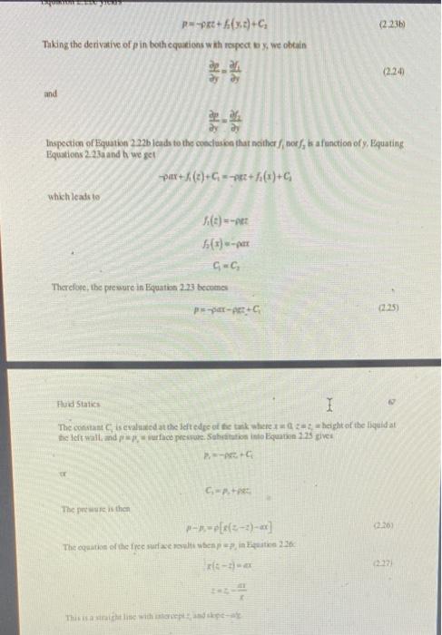 Solved At what rate of deceleration will the liquid level of | Chegg.com