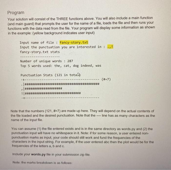 Solved Q1: Word Stats [40 marks] In this problem you will | Chegg.com