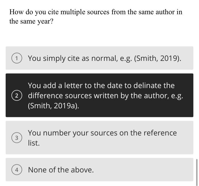 What are the three reasons why we must cite our | Chegg.com