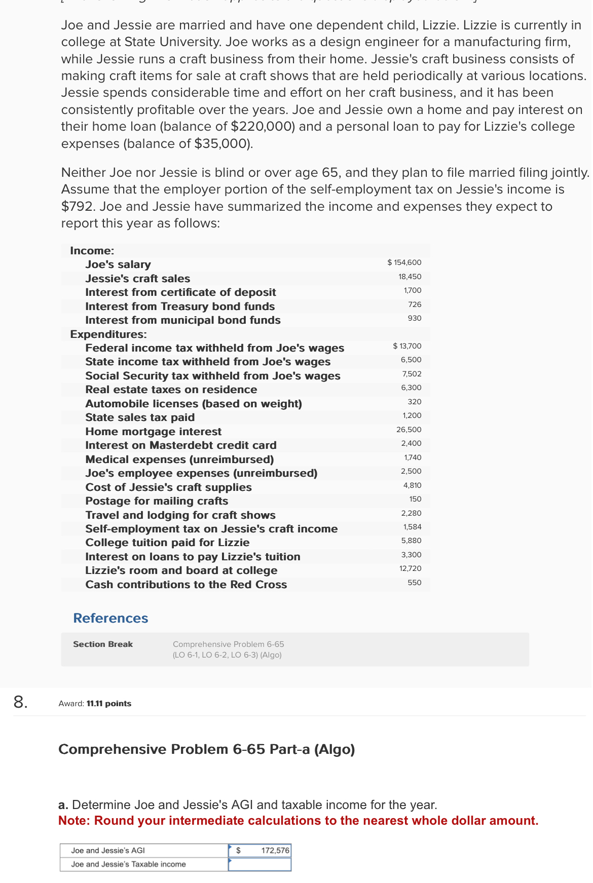 Solved Comprehensive Problem 6-65 ﻿Part-a (Algo)a. | Chegg.com