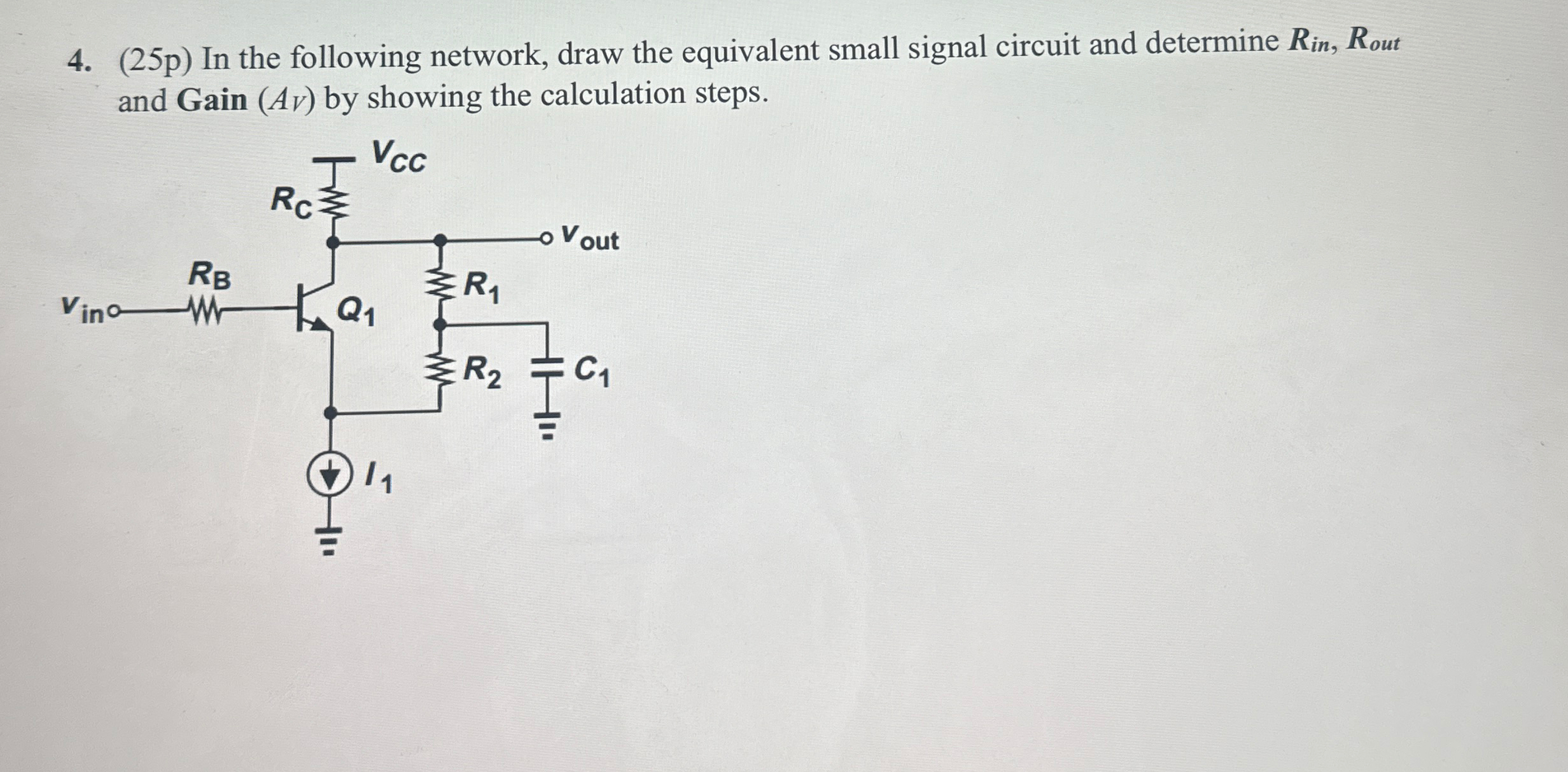 Solved (25p) ﻿In the following network, draw the equivalent | Chegg.com