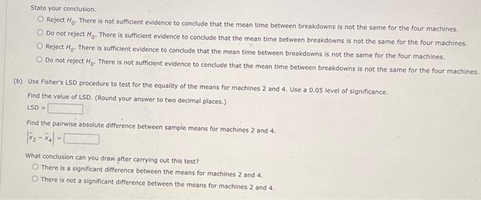 Solved To test for any significant difference in the number | Chegg.com