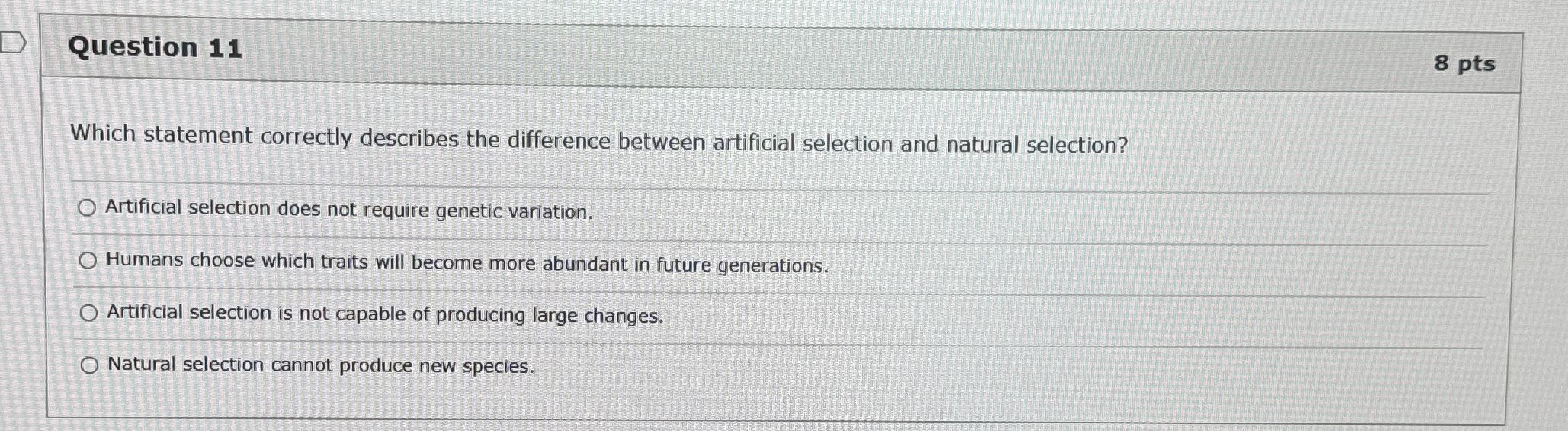 Solved Question 118 ﻿ptsWhich statement correctly describes | Chegg.com