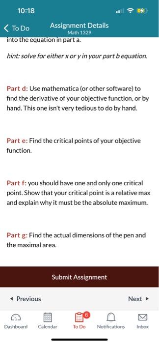 Solved To Do Assignment Details Math 1329 Part a: What is | Chegg.com