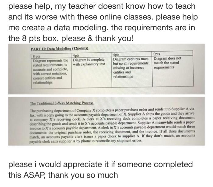Solved please help, my teacher doesnt know how to teach and | Chegg.com