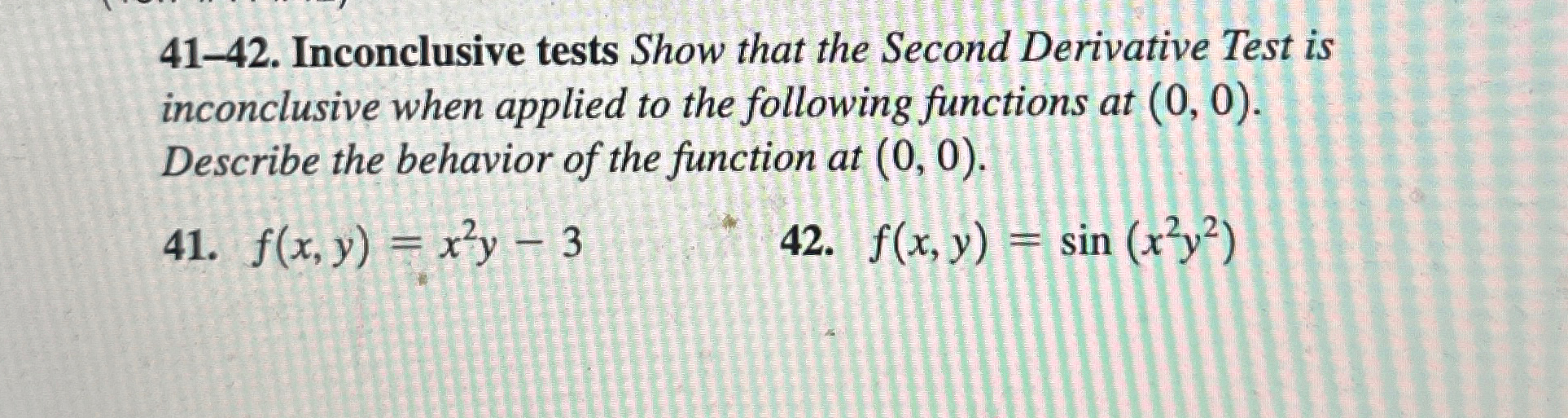 Solved 41-42. ﻿Inconclusive tests Show that the Second | Chegg.com
