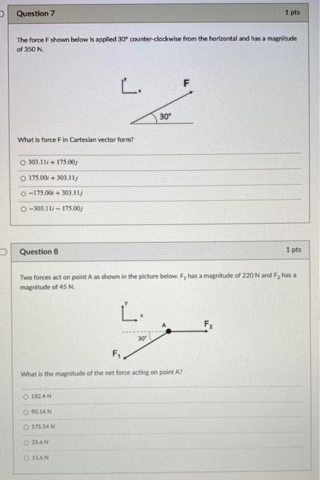 Solved Question 5 1 pts Three points, A, B, and C, exist on | Chegg.com