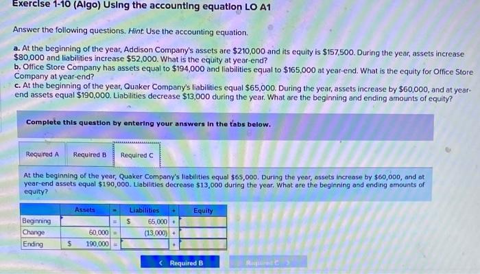Solved For this multi 3 part question, I need ALL empty | Chegg.com