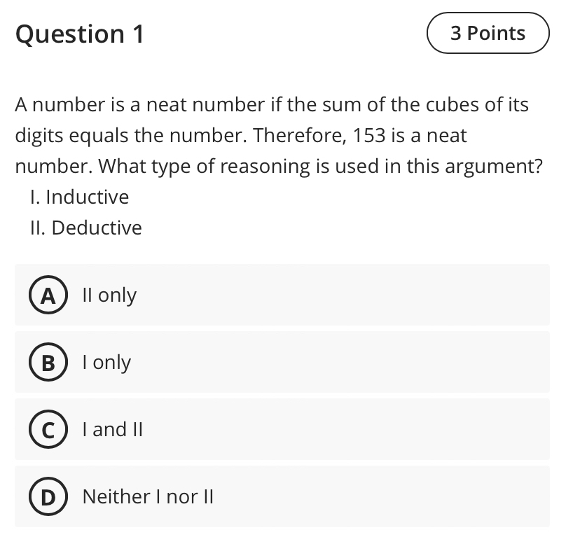 Solved Question 1A number is a neat number if the sum of the | Chegg.com