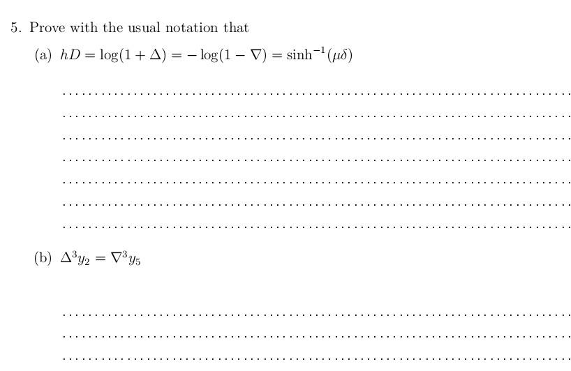 Solved 5. Prove with the usual notation that (a) | Chegg.com