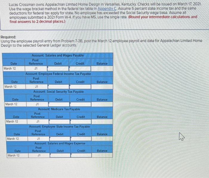 Read ted,Pequired infomation Lucas Crossman omes | Chegg.com