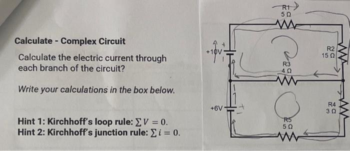 Solved Calculate - Complex Circuit Calculate the electric | Chegg.com