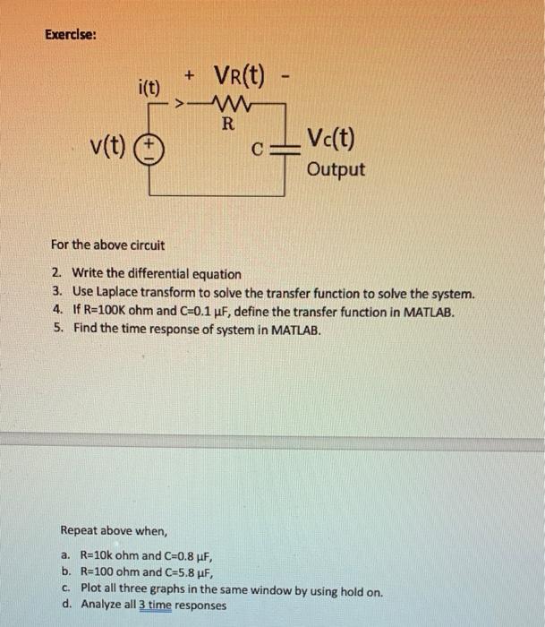 Solved Solve in MATLAB. Show MATLAB code for each one with | Chegg.com