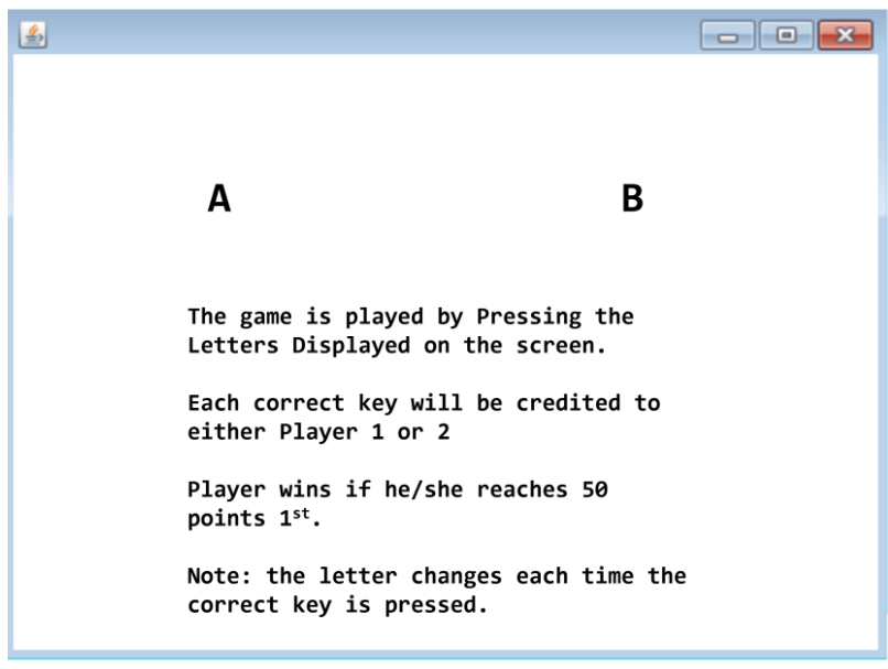 Solved Create A Simple 2 Player Box Game In Java The Game 