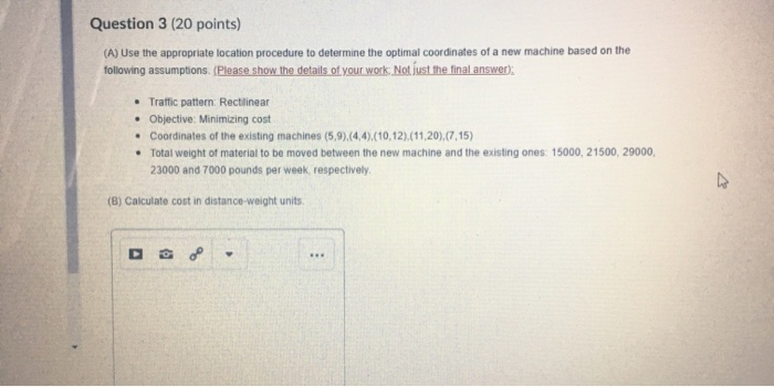 Solved Question 3 (20 points) (A) Use the appropriate | Chegg.com
