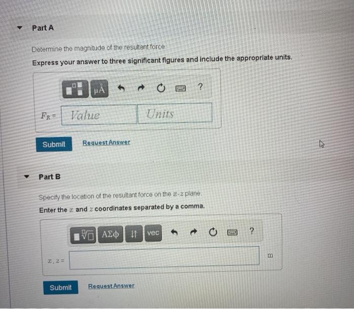 Solved Problem 4.124 Replace the parallel force system | Chegg.com