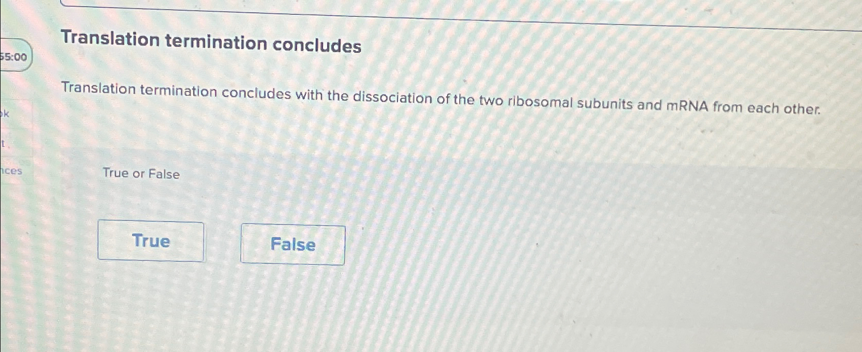 Solved Translation termination concludesTranslation | Chegg.com