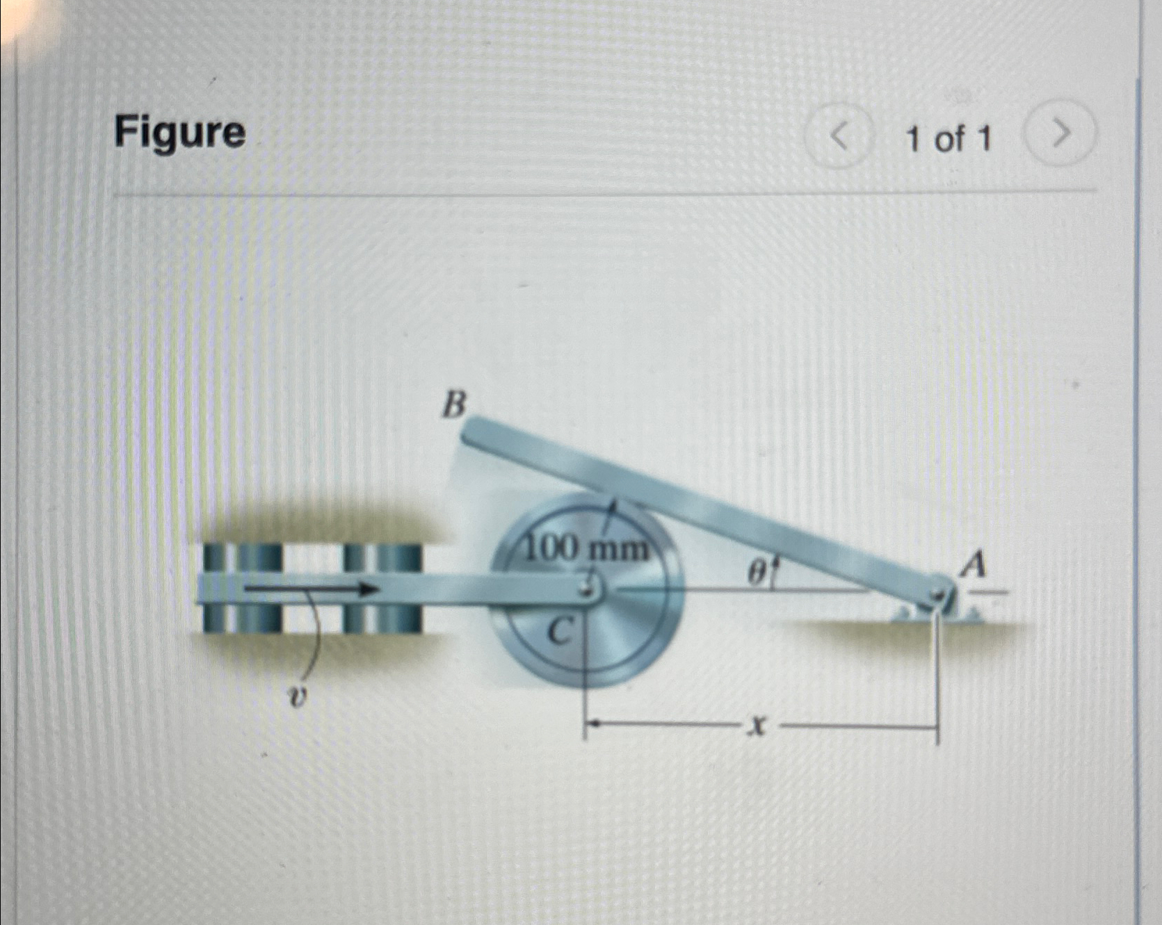 Solved Part AThe shaft and the center of the roller C ﻿move | Chegg.com