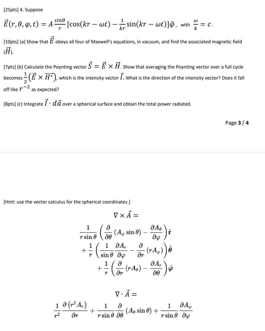 Solved [25pts] 4. Suppose | Chegg.com