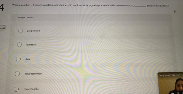 Solved 4 -34:13 When a problem is frequent, repetitive, and | Chegg.com