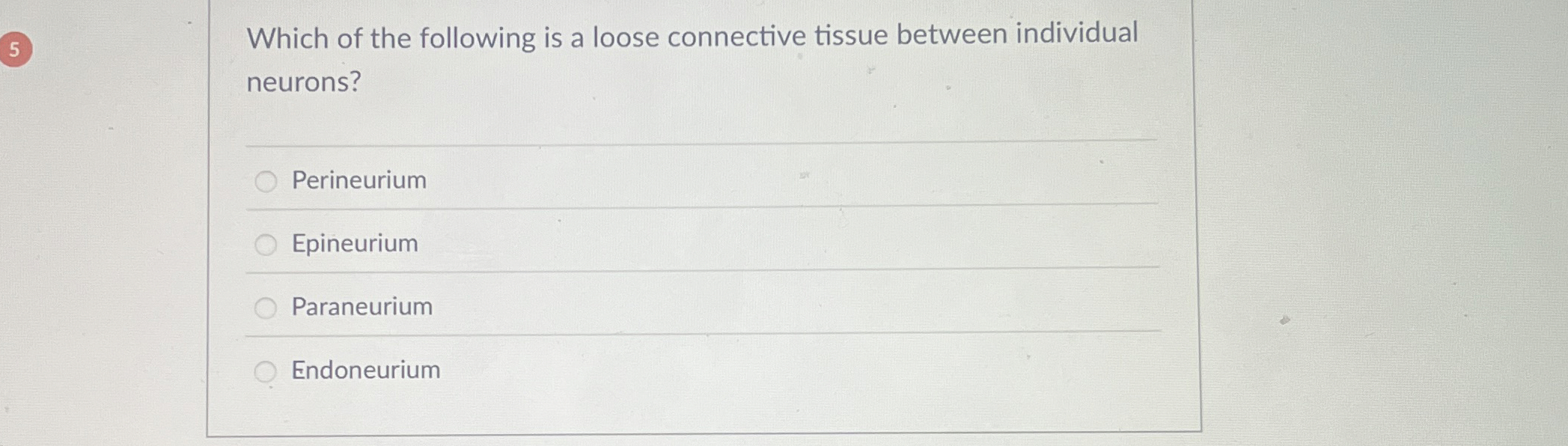 Solved Which of the following is a loose connective tissue | Chegg.com