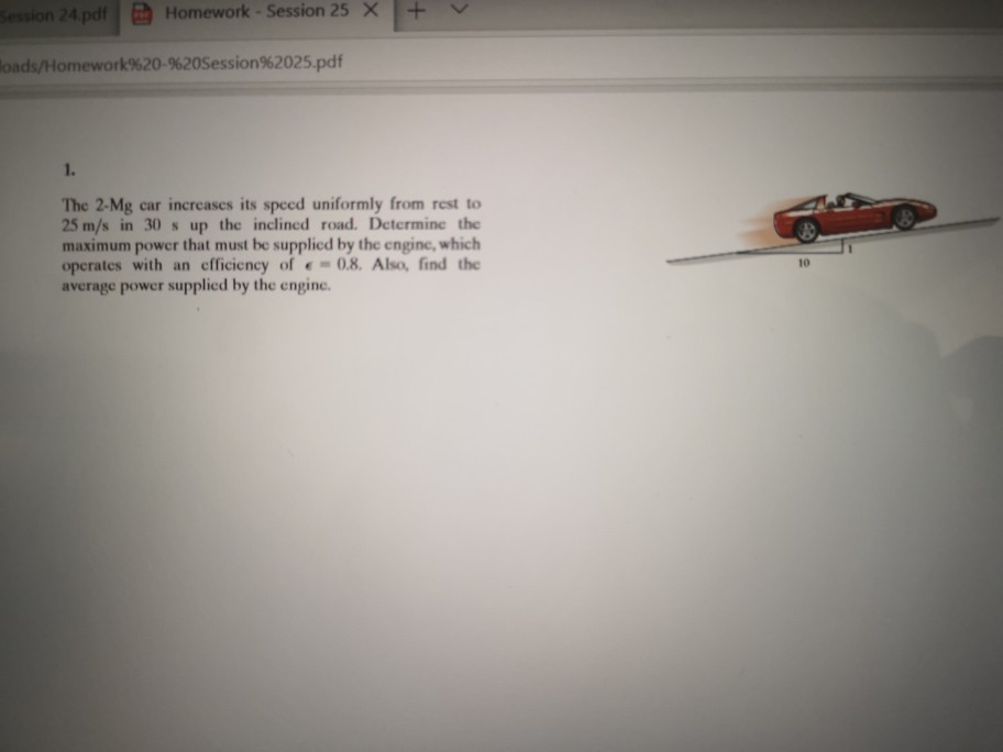 Solved + Session 24 pdi Homework - Session 25 X | Chegg.com