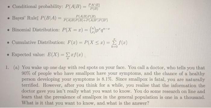 Solved 0 . Conditional probability: P(AB) = PAB) PIB) PAB) | Chegg.com