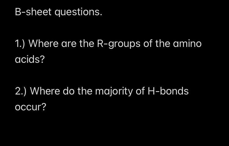 Solved For Biochemistry. Will rate answers! | Chegg.com