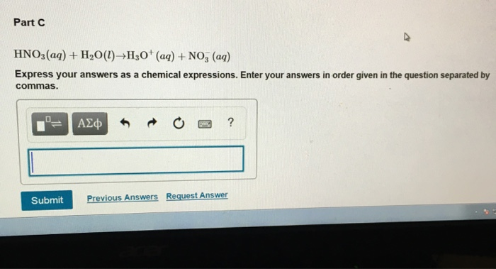Solved for each reaction, identify the Bronsted-Lowry acid, | Chegg.com