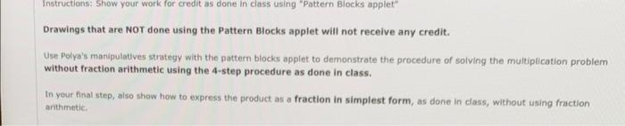 Drawings that are NOT done using the Pattern Blocks | Chegg.com