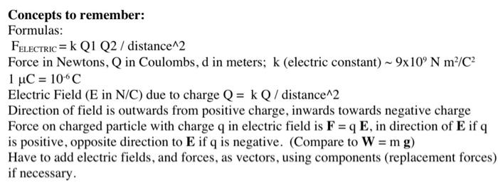 Solved 2 a) Calculate the total force on Q1, taking the | Chegg.com