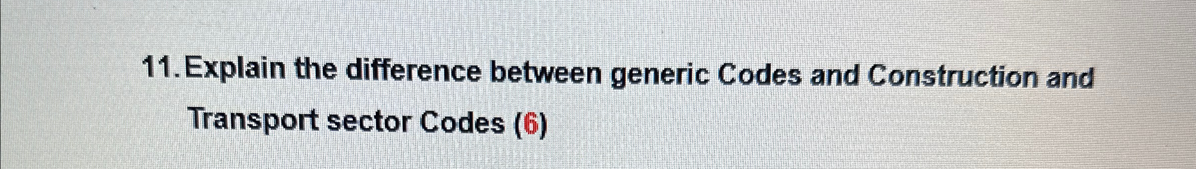 Solved Explain the difference between generic Codes and | Chegg.com