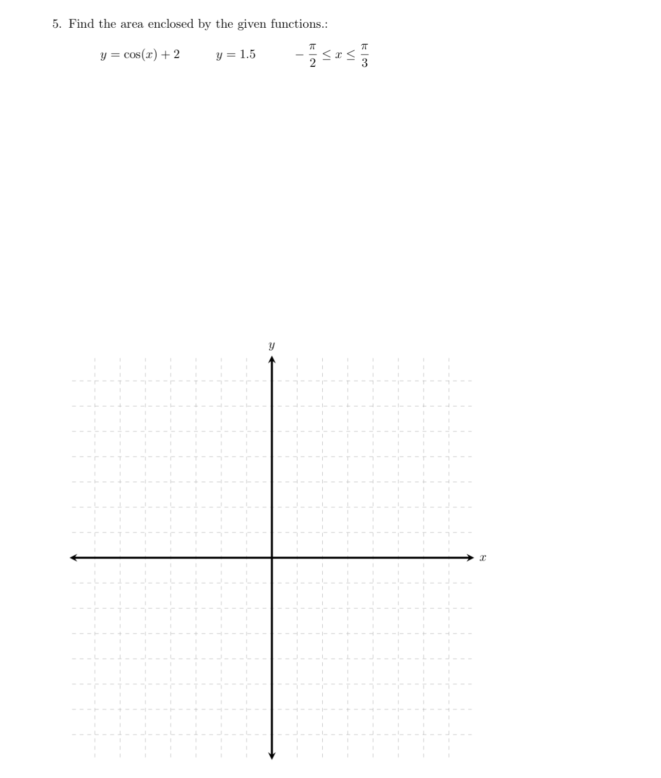 Solved Find the area enclosed by the given | Chegg.com