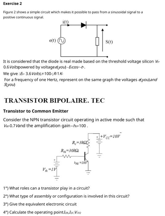 Solved Figure 2 shows a simple circuit which makes it | Chegg.com
