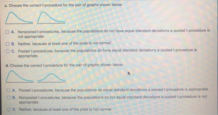 Solved Each pair of graphs below shows the distributions of | Chegg.com