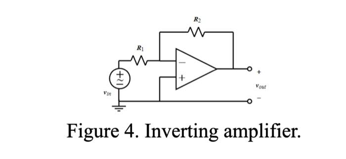 Solved Figure 5. Inverting amplifier with variable gain. NC | Chegg.com