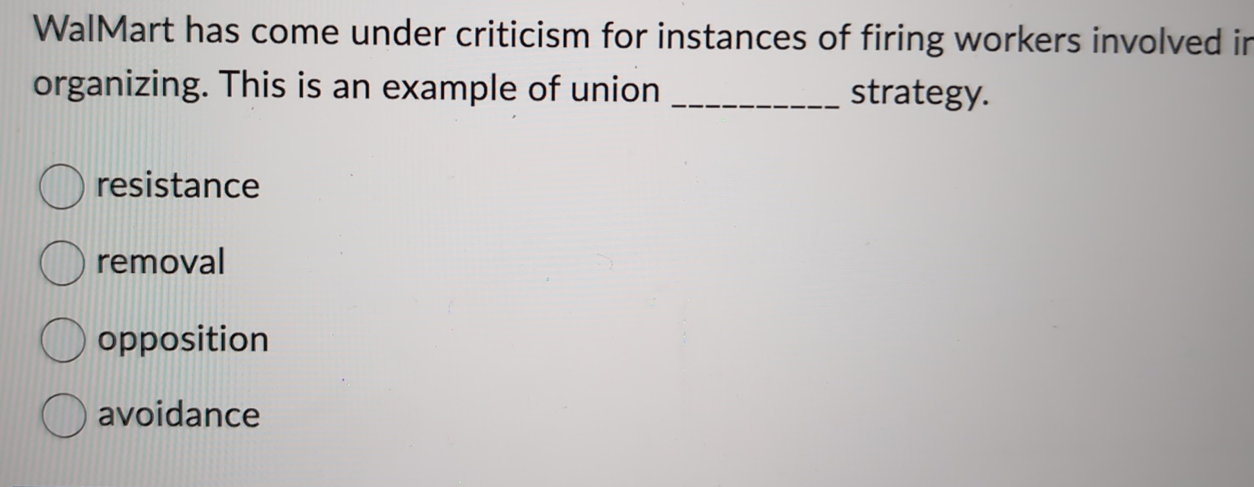 Solved WalMart has come under criticism for instances of | Chegg.com