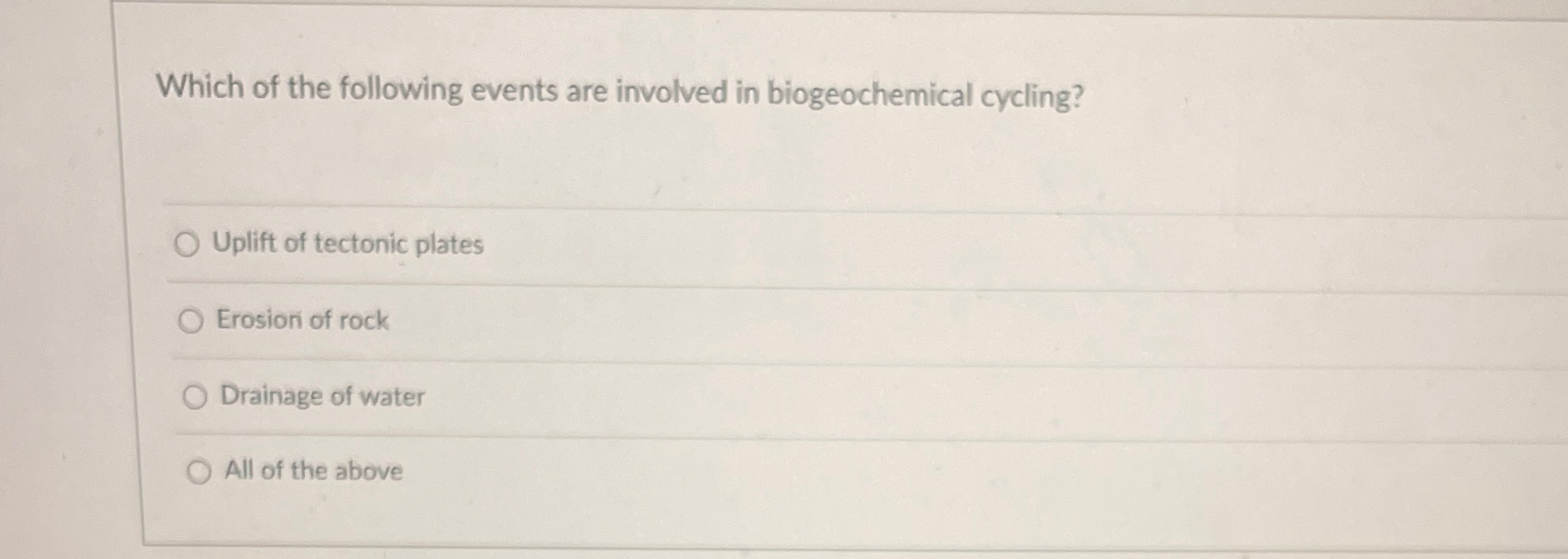 Solved Which of the following events are involved in | Chegg.com