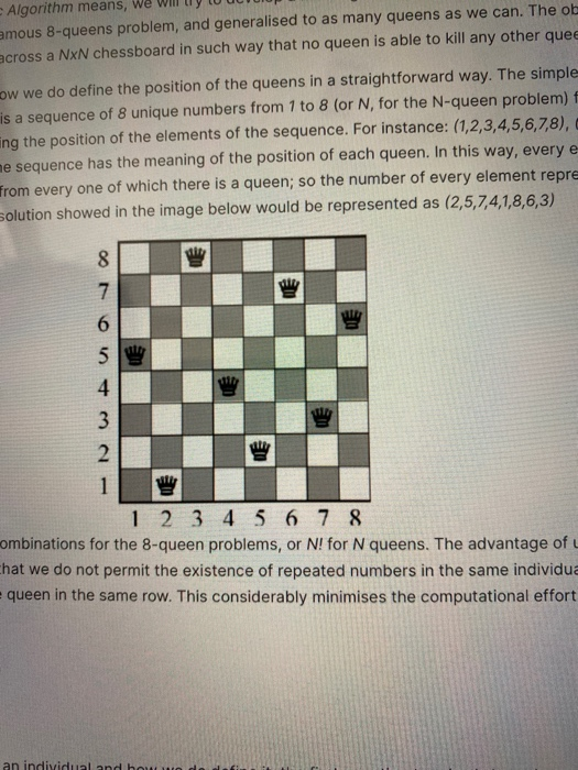 Try to solve the problems 4-queens problem by using | Chegg.com