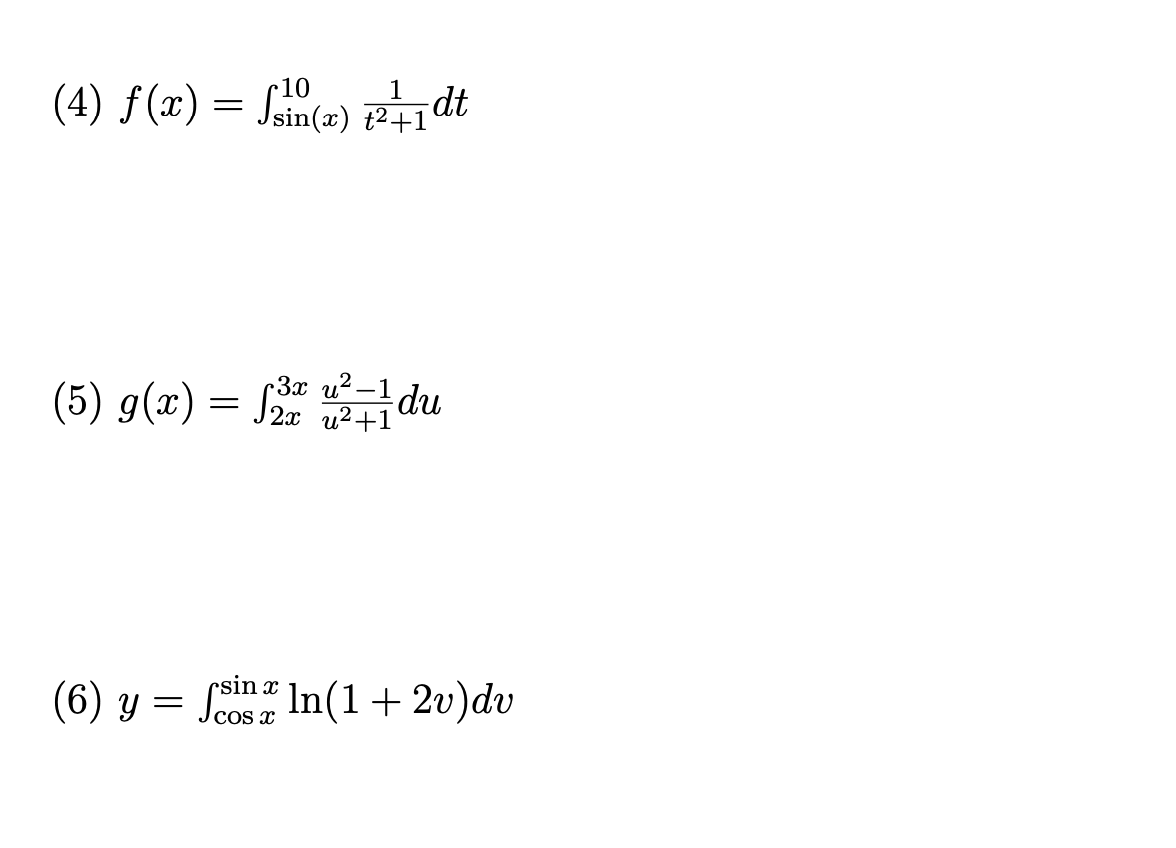 Solved Question 1. ﻿Use the Fundamental Theorem of Calculus | Chegg.com