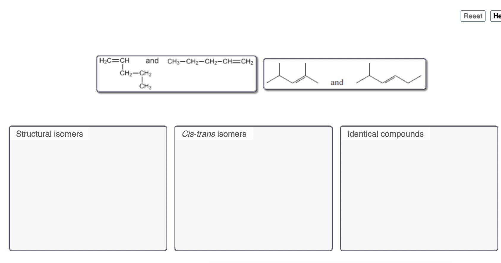 Solved Indicate whether each of the following pairs | Chegg.com