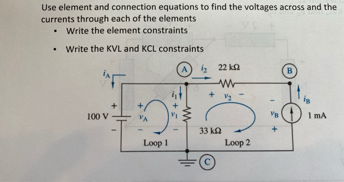 Solved Use element and connection equations to find the | Chegg.com