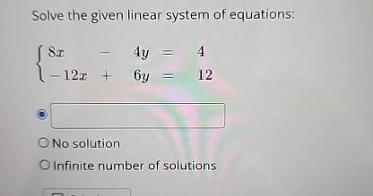 Solved Solve the given linear system of | Chegg.com