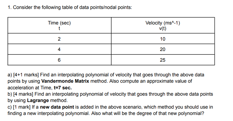 Solved 2) ﻿Read the following and answer accordingly:(a) (4 | Chegg.com