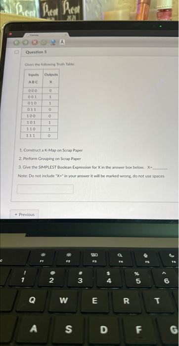 Solved Cheis the holiowire Trete tabe 1. Construct a Ki-Map | Chegg.com