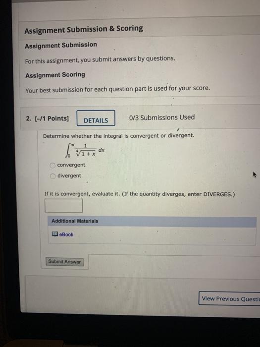 Solved Assignment Submission & Scoring Assignment Submission | Chegg.com