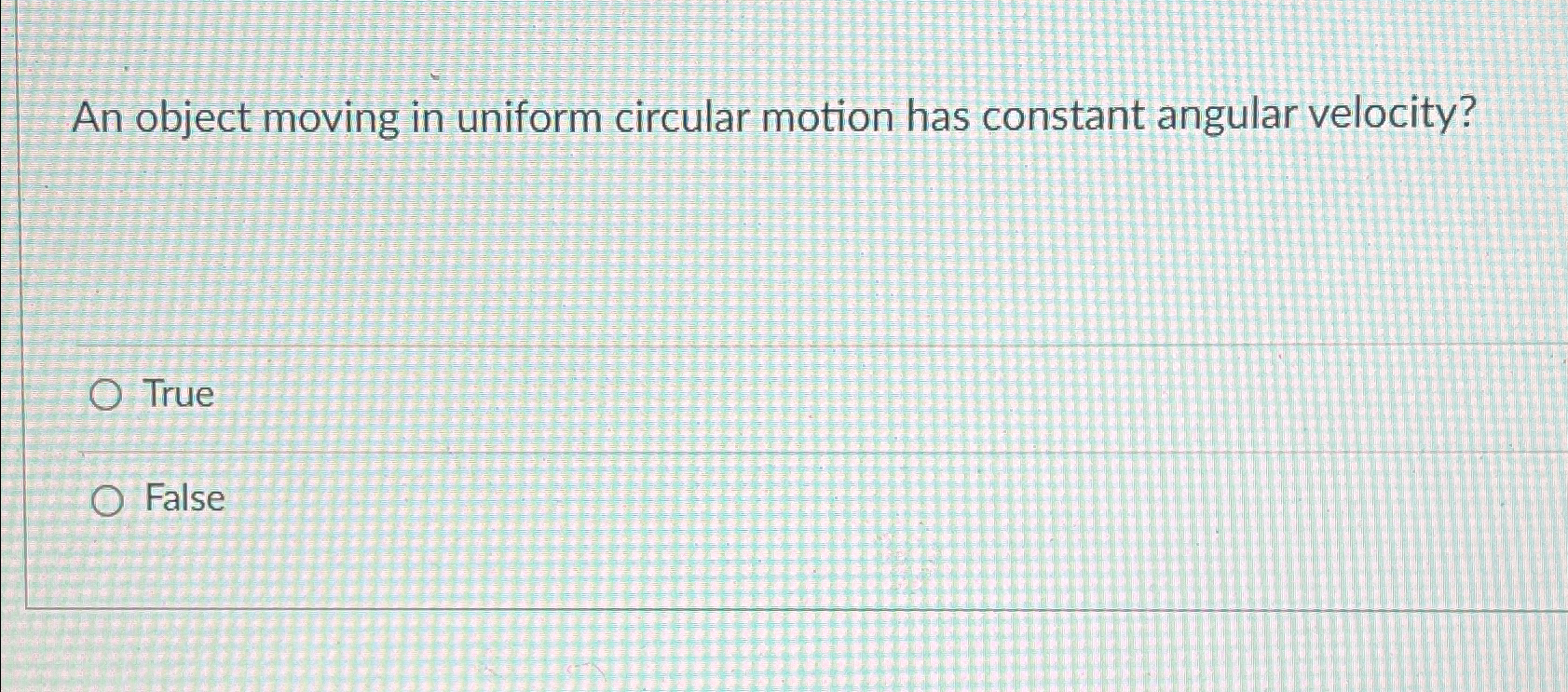 Solved An object moving in uniform circular motion has | Chegg.com